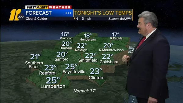 Overnight weather forecast - WTVD ABC11 24/7 Streaming Channel | Xumo Play