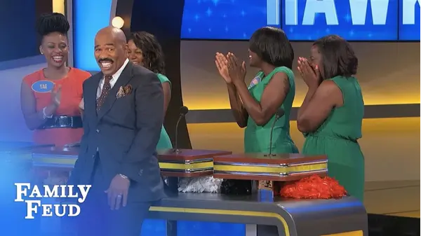 Kenisha's a... LION? | Family Feud - Family Feud | Xumo Play