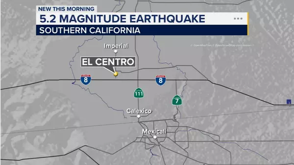 Magnitude 5.2 earthquake hits Southern California - KFSN ABC30 Central ...