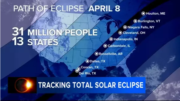 Meteorologist Adam Joseph visits path of totality for April 8 solar ...