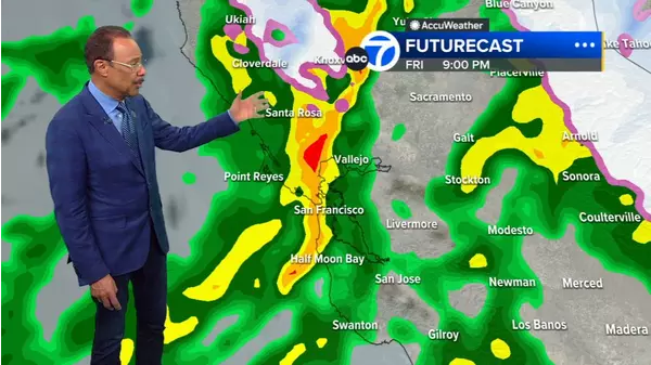 AccuWeather Forecast: Increasing clouds, rain move in overnight - ABC7 ...