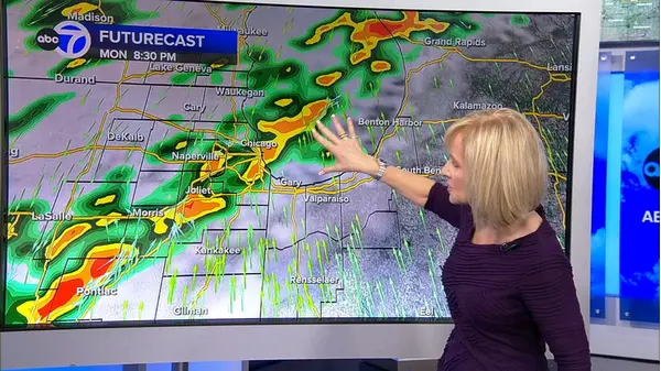 Chicago weather forecast Monday includes risk of severe storms - ABC7 ...