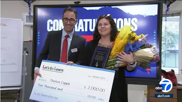 Riverside teacher honored with national award for efforts in teaching ...