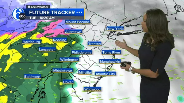 AccuWeather: Mostly Cloudy, Breezy - 6abc Philadelphia | Xumo Play