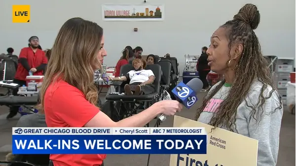 Donors head out to Great Chicago Blood Drive - ABC7 Chicago | Xumo Play