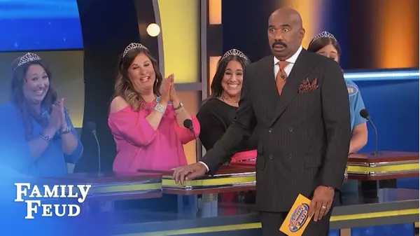 How hubby makes an ASS of himself... | Family Feud - Family Feud | Xumo ...
