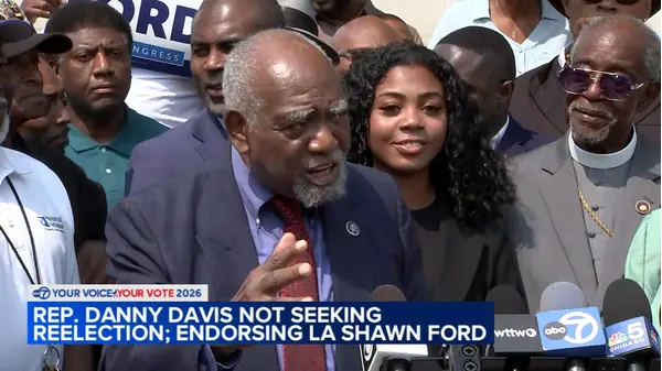 Longtime Congressman Danny Davis to not seek reelection - ABC7 Chicago ...