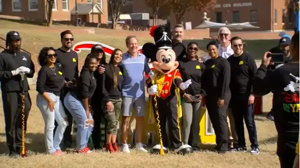 Disney on the Yard brings Drum Major Mickey to NC Central to kick off ...
