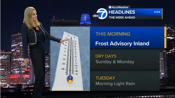 AccuWeather Forecast: Sunny and cool - ABC7 Bay Area | Xumo Play