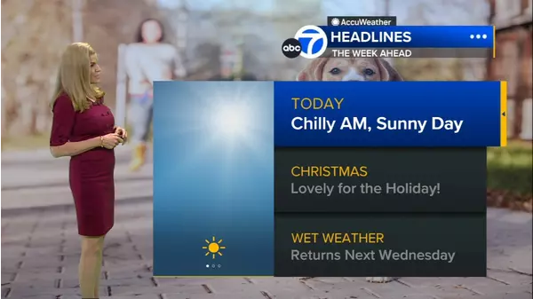 AccuWeather Forecast: Cooler with sunny skies - ABC7 Bay Area | Xumo Play