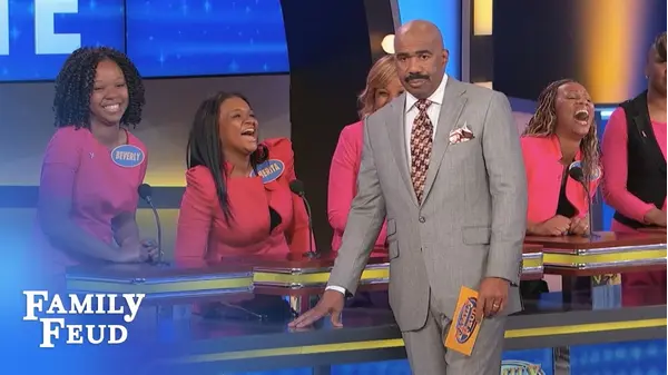 Taking a shower honey? Put some CLOTHES on!!! | Family Feud - Family ...