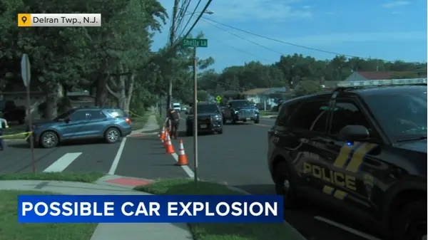 Officials investigate possible car explosion in Delran Township, NJ ...