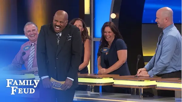 Tarzan's reaching for his WHAT??!! | Family Feud - Family Feud | Xumo Play