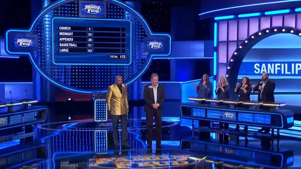 The Sanfilippo family nails all #1 answers!! $20K?? - Family Feud ...