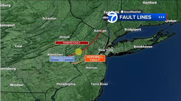 Explaining the earthquake and fault lines in the Northeast - ABC7 New ...